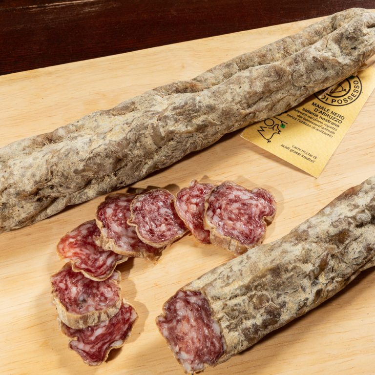 Salami "Nobile" of Organic Black Pig - Italian Traditional Taste